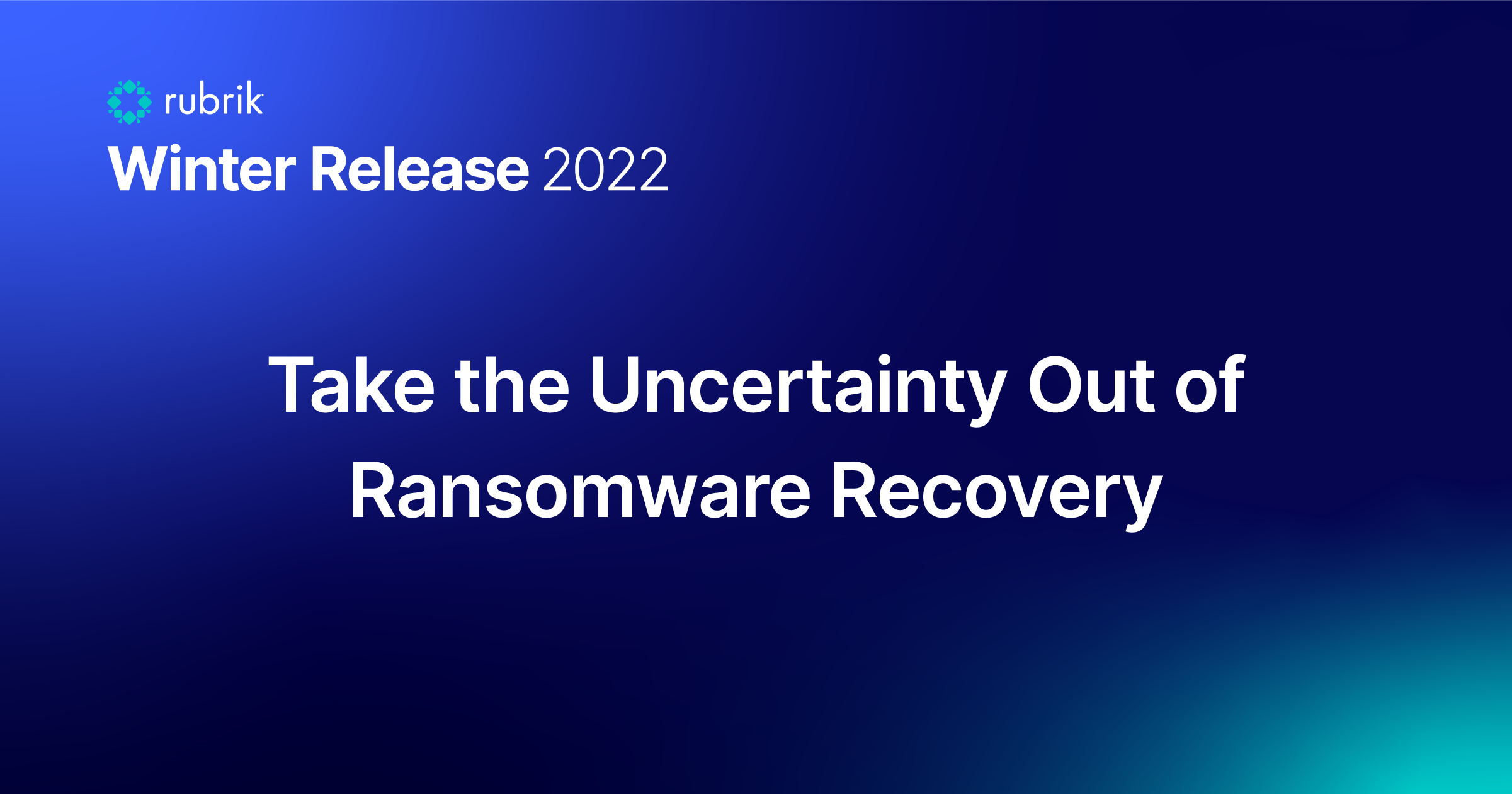 Making Ransomware Recovery a Surefire Thing | Rubrik