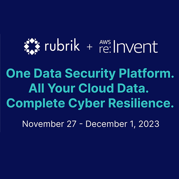 Rubrik Events and Conferences | Rubrik - Zero Trust Data Security