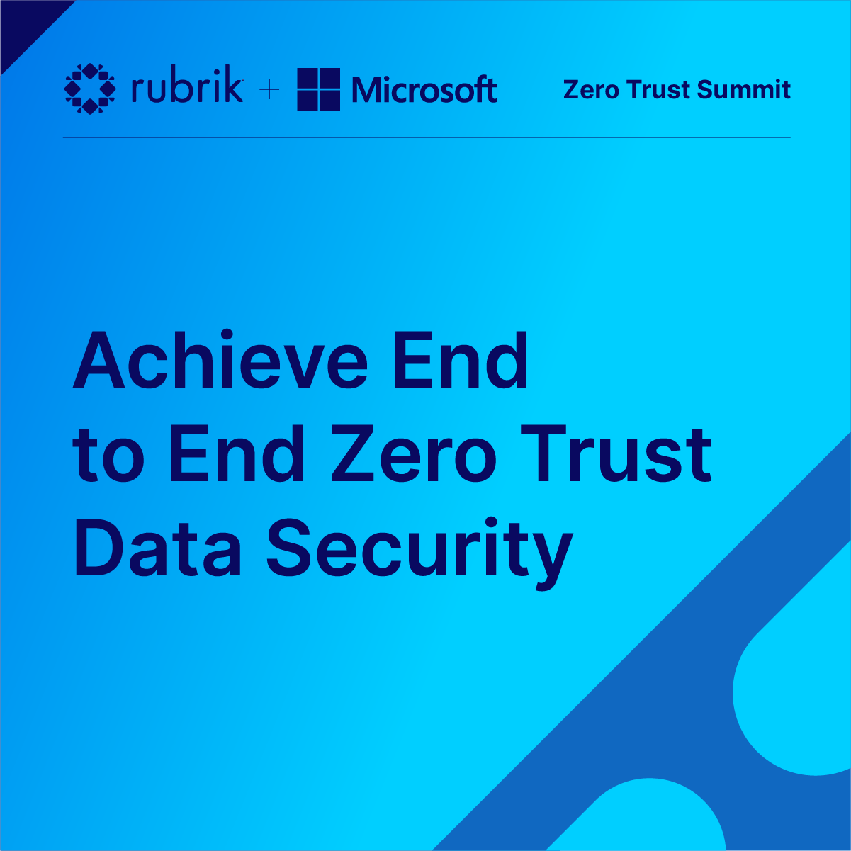 Rubrik Events and Conferences | Rubrik - Zero Trust Data Security
