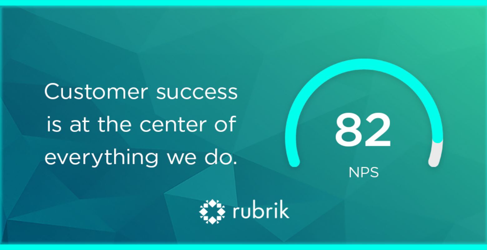 Rubrik Achieves Industry-leading Certified Net Promoter Score (NPS) of 82 Rubrik Achieves Industry-leading Certified Net Promoter Score (NPS) of 82